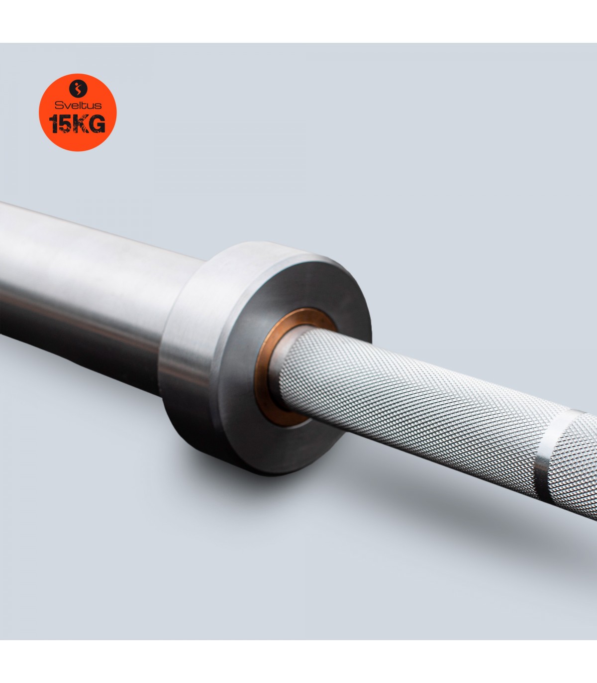 Short bar competition 15 kg - Olympic bar 175 cm for confined spaces